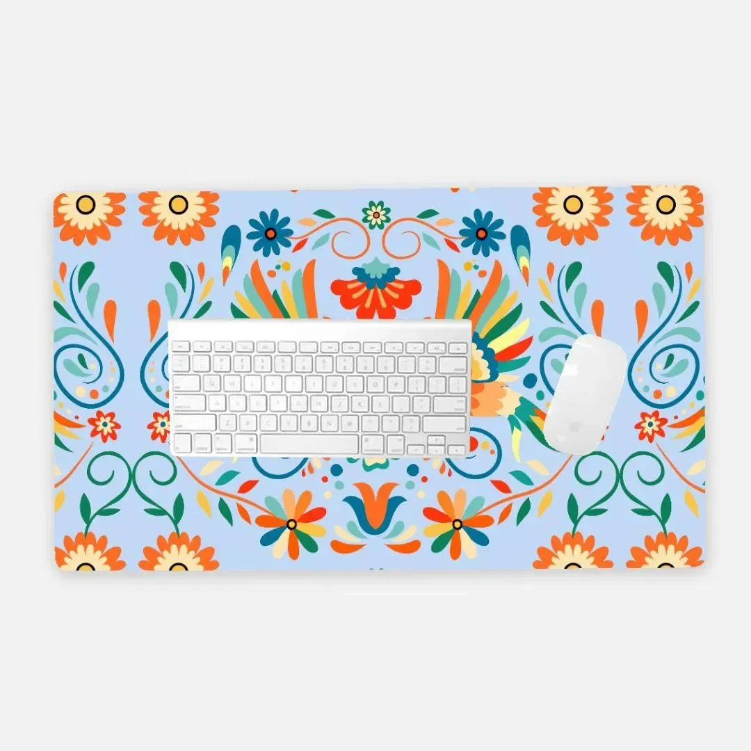 Mexican Otomi Print Desk Mat | Globally Inspired Desk Mat – The Global ...