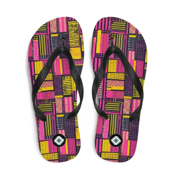 Accra Blush Kente Cloth Flip Flops – The Global Wanderer