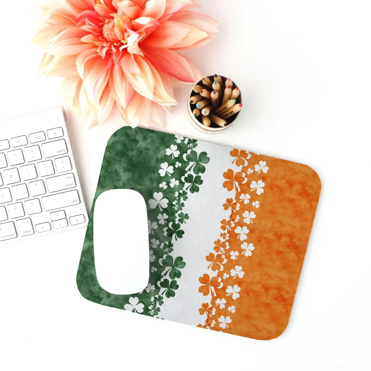 Irish Shamrock Mouse Pad | Globally Inspired Mouse Pad – The Global ...