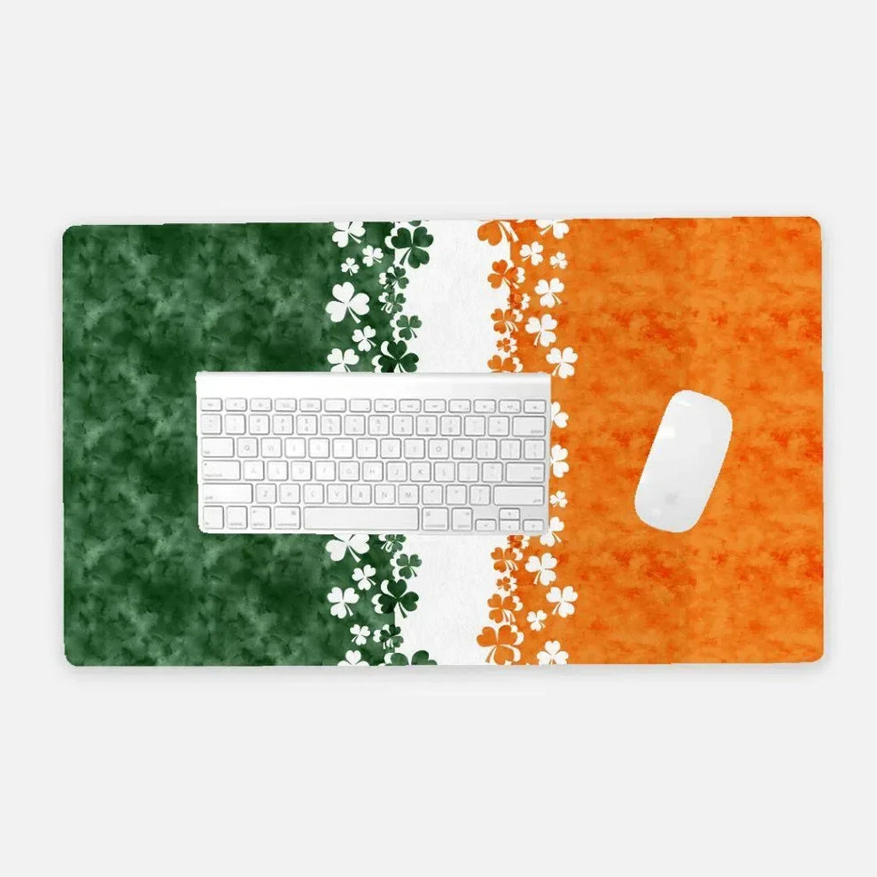 Irish Shamrock Print Desk Mat – The Global Wanderer