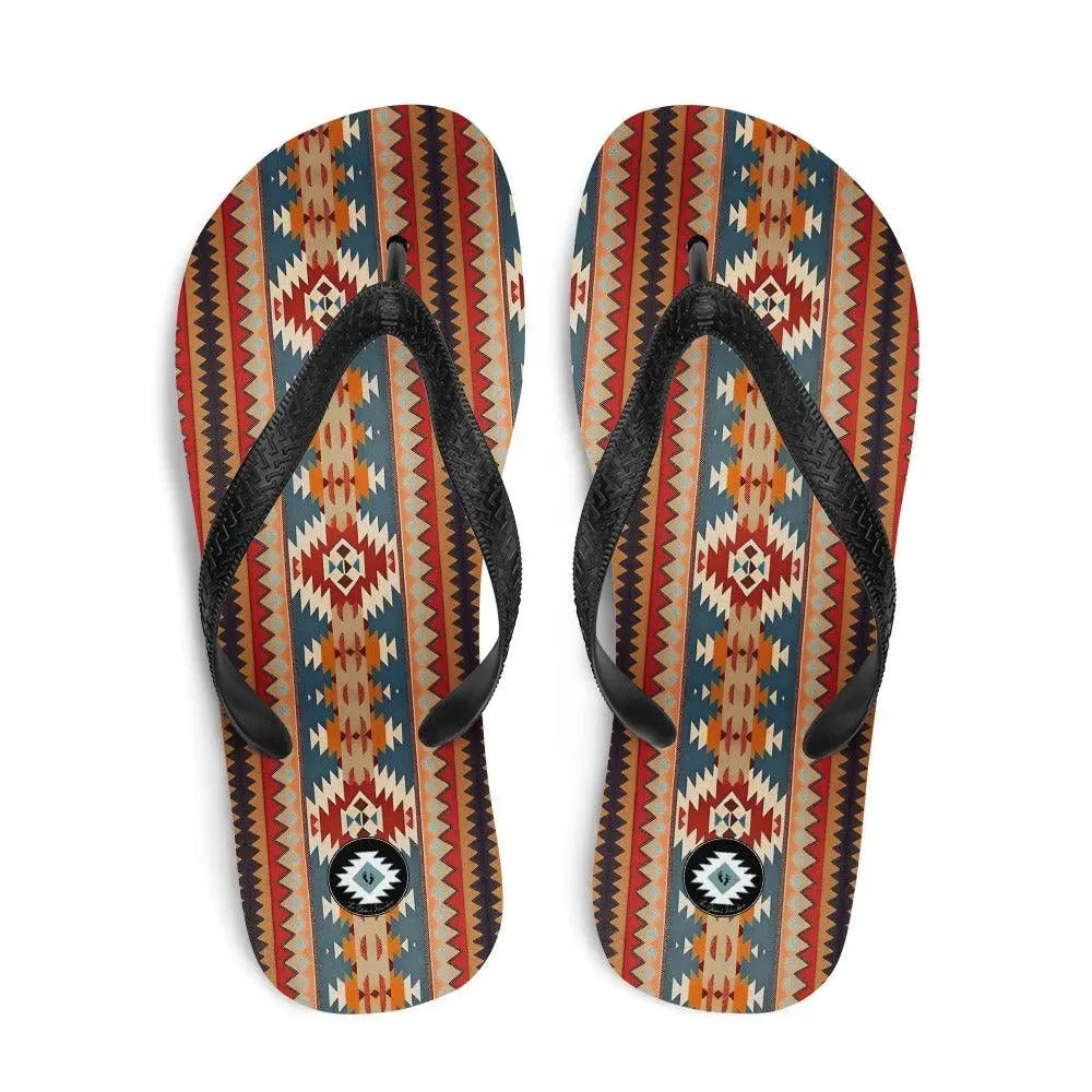 Native American Sunset Flip Flops – The Global Wanderer