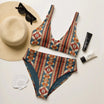 Native American Sunset Recycled High-Waisted Bikini – The Global Wanderer