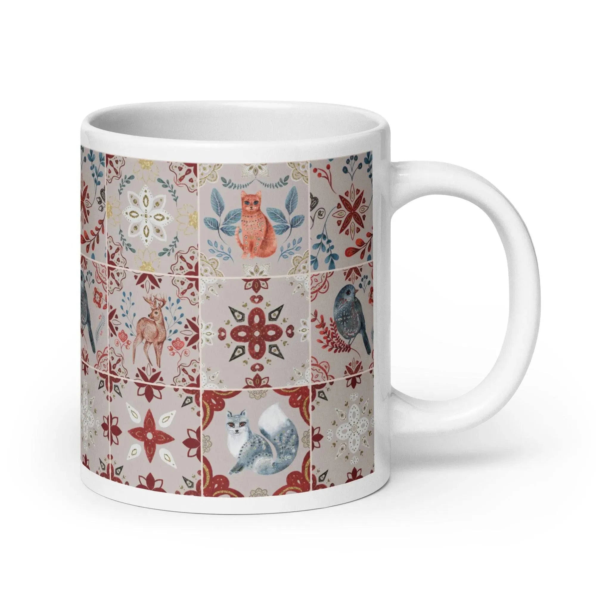 Nordic Tiles Mug – The Global Wanderer