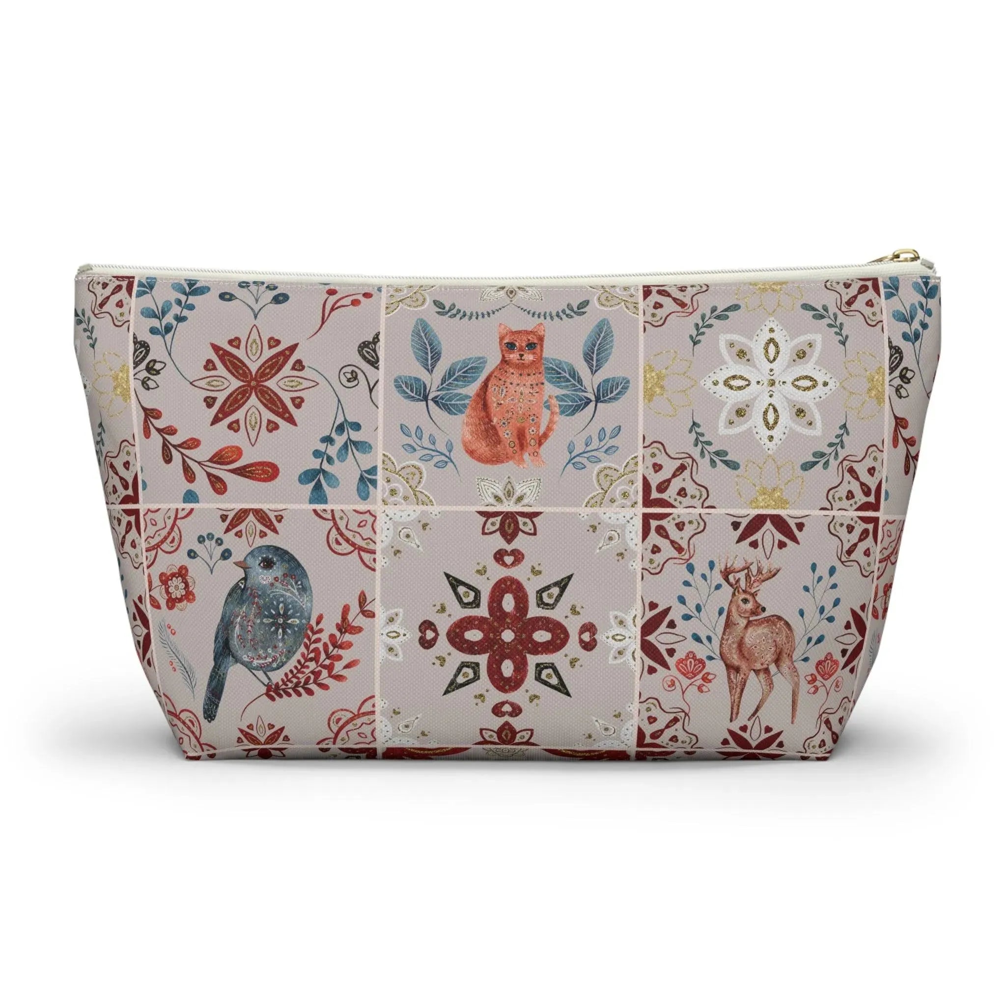 Nordic Tiles Print Pouch – The Global Wanderer