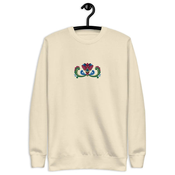 Norwegian Rosemaling Embroidered Sweatshirt – The Global Wanderer