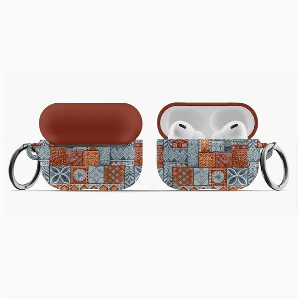 Coral Path Tapa Cloth AirPods Pro Case – The Global Wanderer