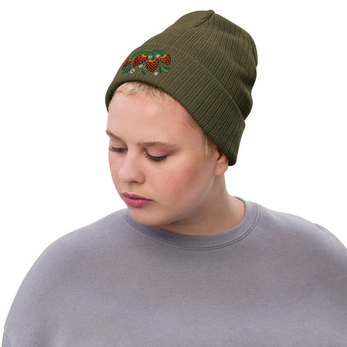 Russian Khokhloma Embroidered Beanie – The Global Wanderer