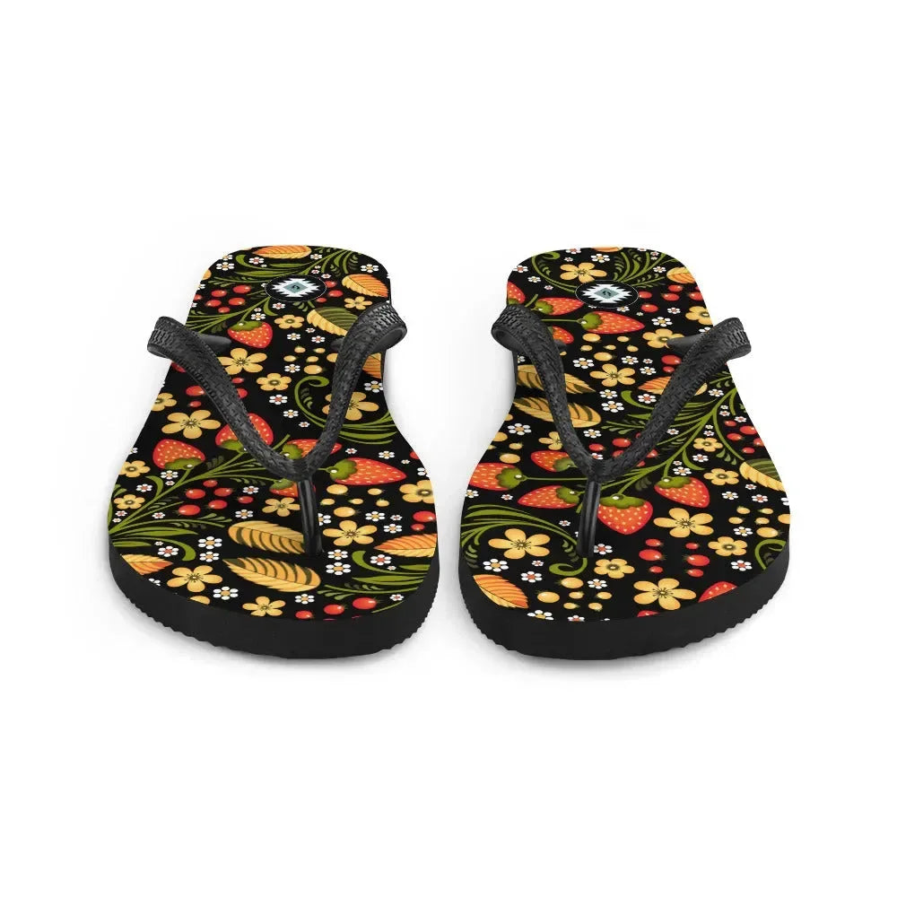 Russian Khokhloma Flip Flops – The Global Wanderer