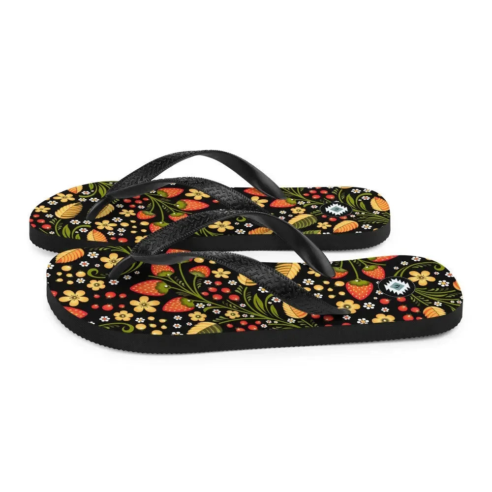 Russian Khokhloma Flip Flops – The Global Wanderer
