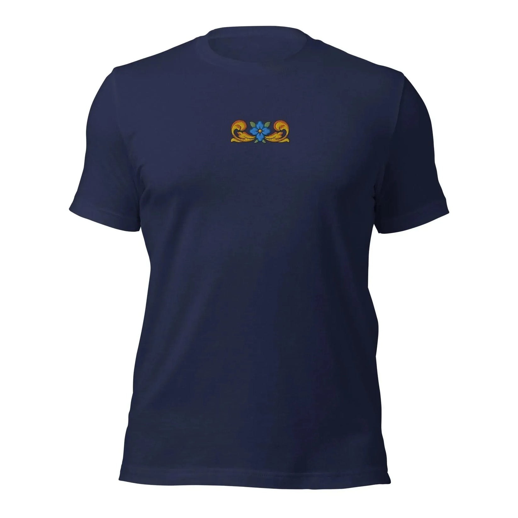 Sicilian Tile Embroidered T-shirt – The Global Wanderer