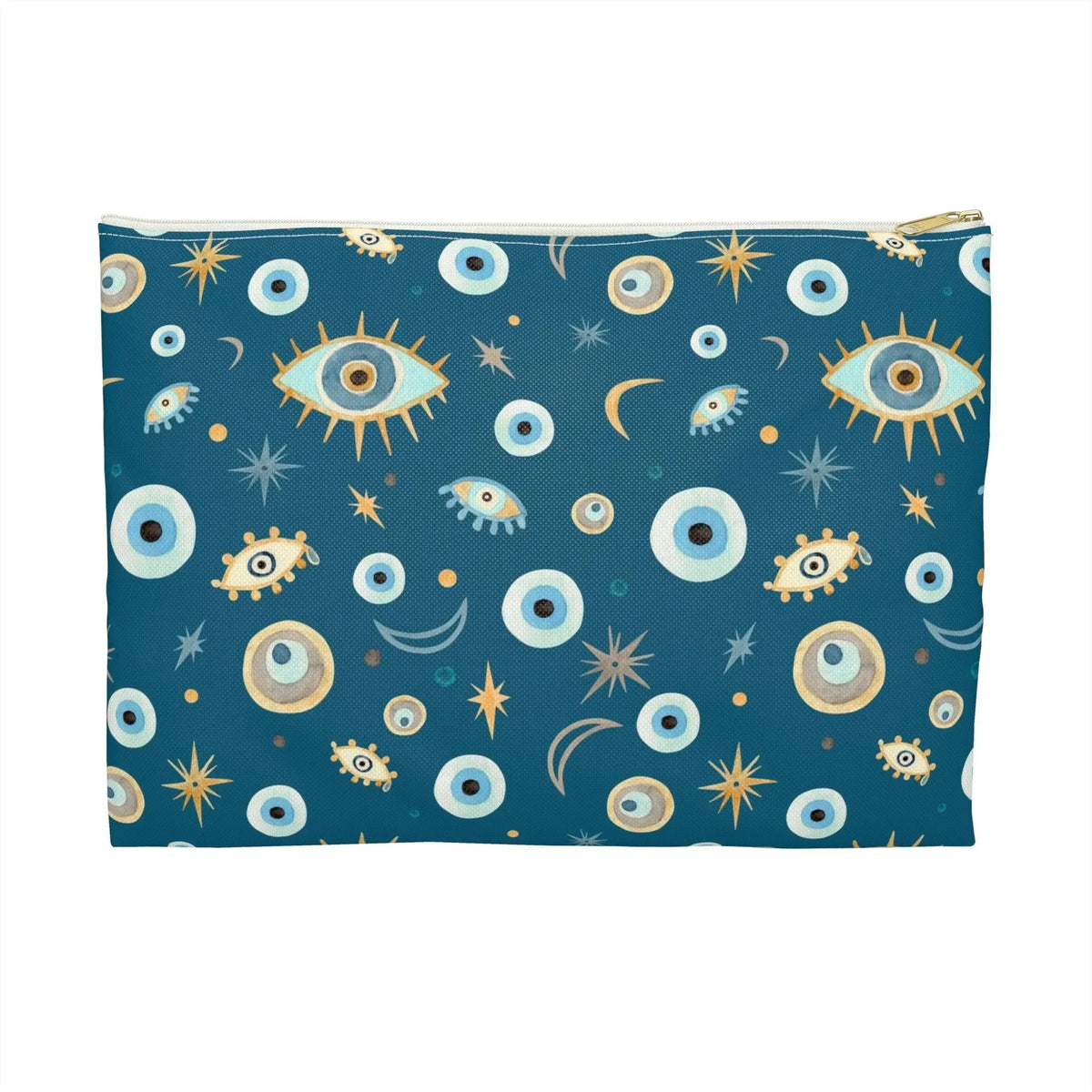 Greek Evil Eye Pouch | Globally Inspired Cosmetic Pouch – The Global ...