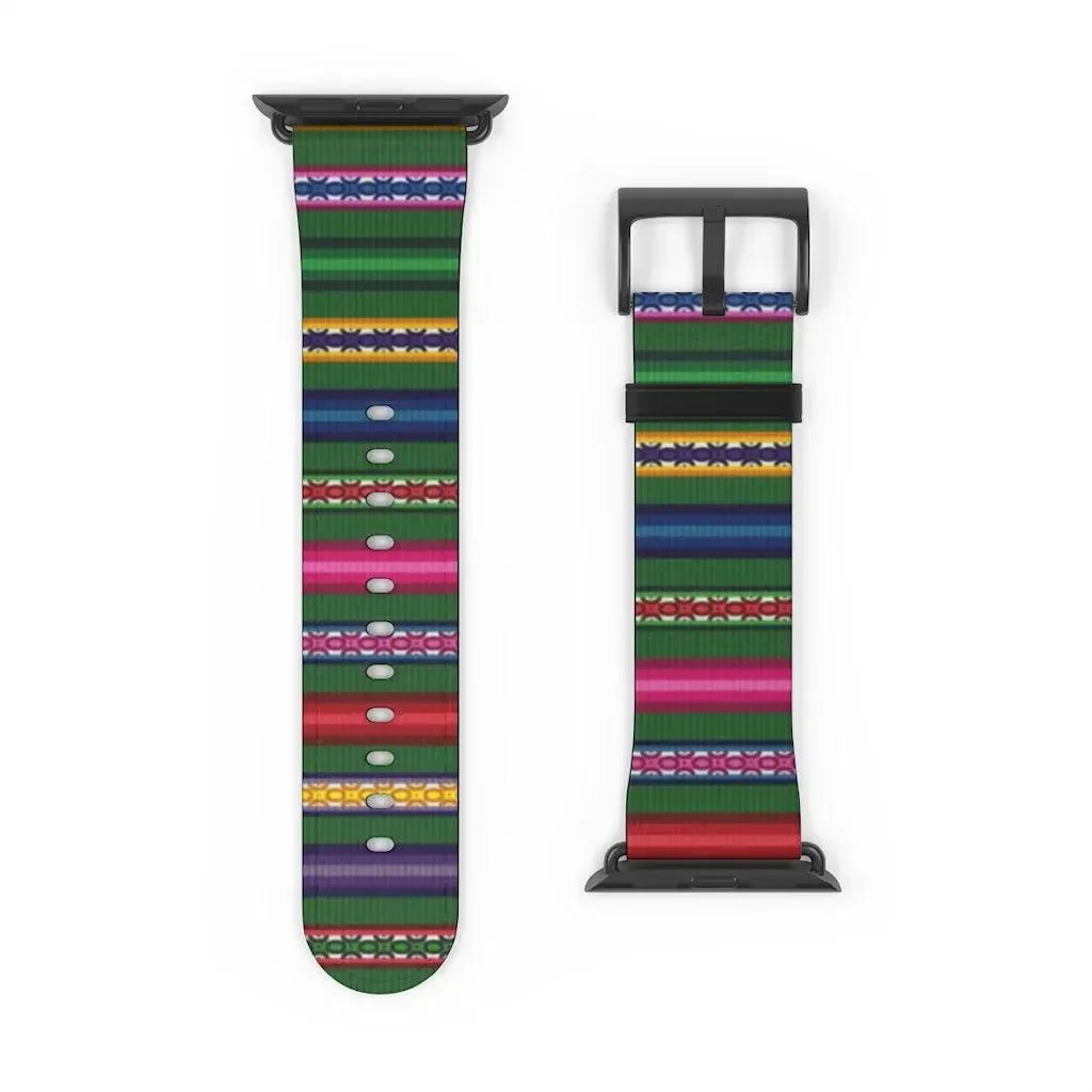 Green Peruvian Watch Band – The Global Wanderer