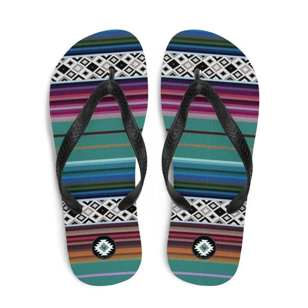 Mexican Aztec Flip Flops | Globally Inspired Beach Sandals – The Global ...